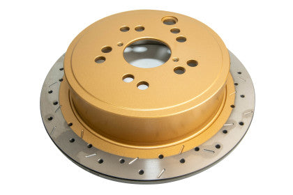 DBA 4000 Series XS Gold Rear Brake Rotor 2008-2021 WRX — WRXDaily
