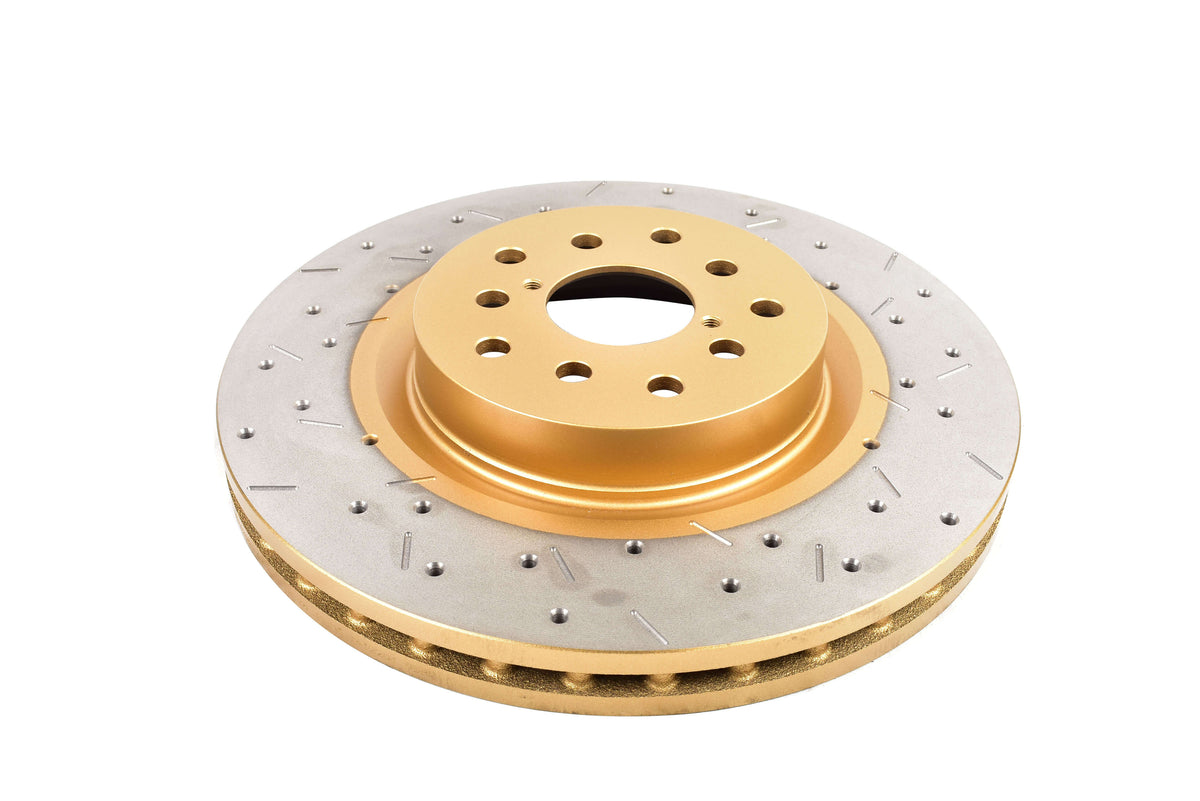 DBA 4000 Series XS Gold Front Brake Rotor 2015-2021 WRX — WRXDaily